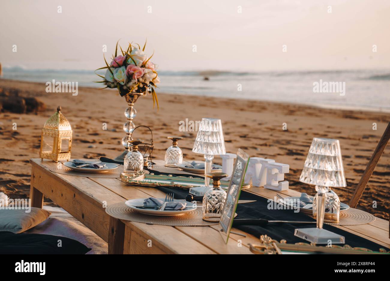 Birthday celebration ceremony on the beach at Tamraght agadir, Morocco ...