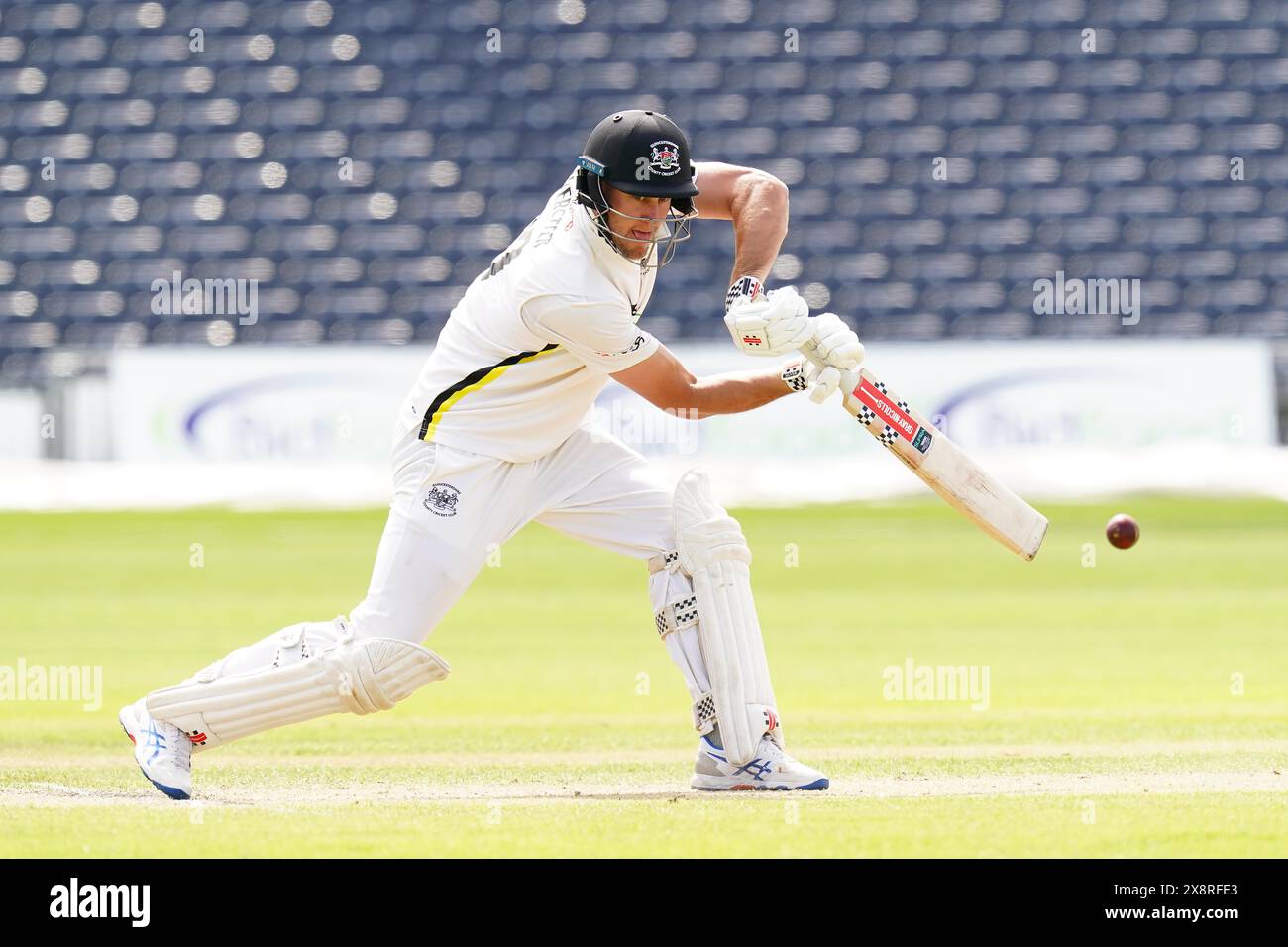 Bristol, UK, 27 May 2024. Gloucestershire's Beau Webster batting during ...