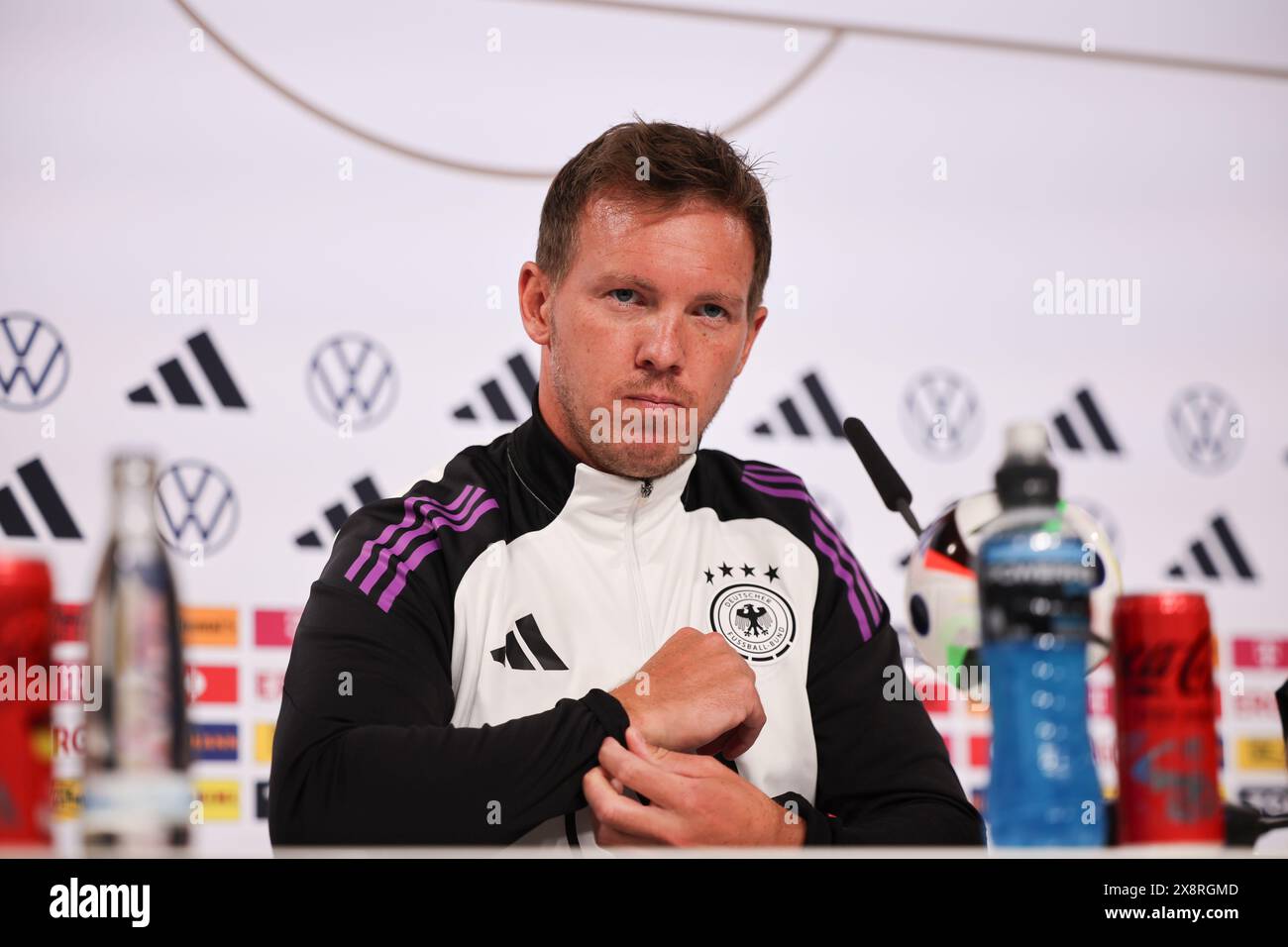 27 May 2024, Thuringia, Blankenhain: Soccer: National team, preparation for the home European ...