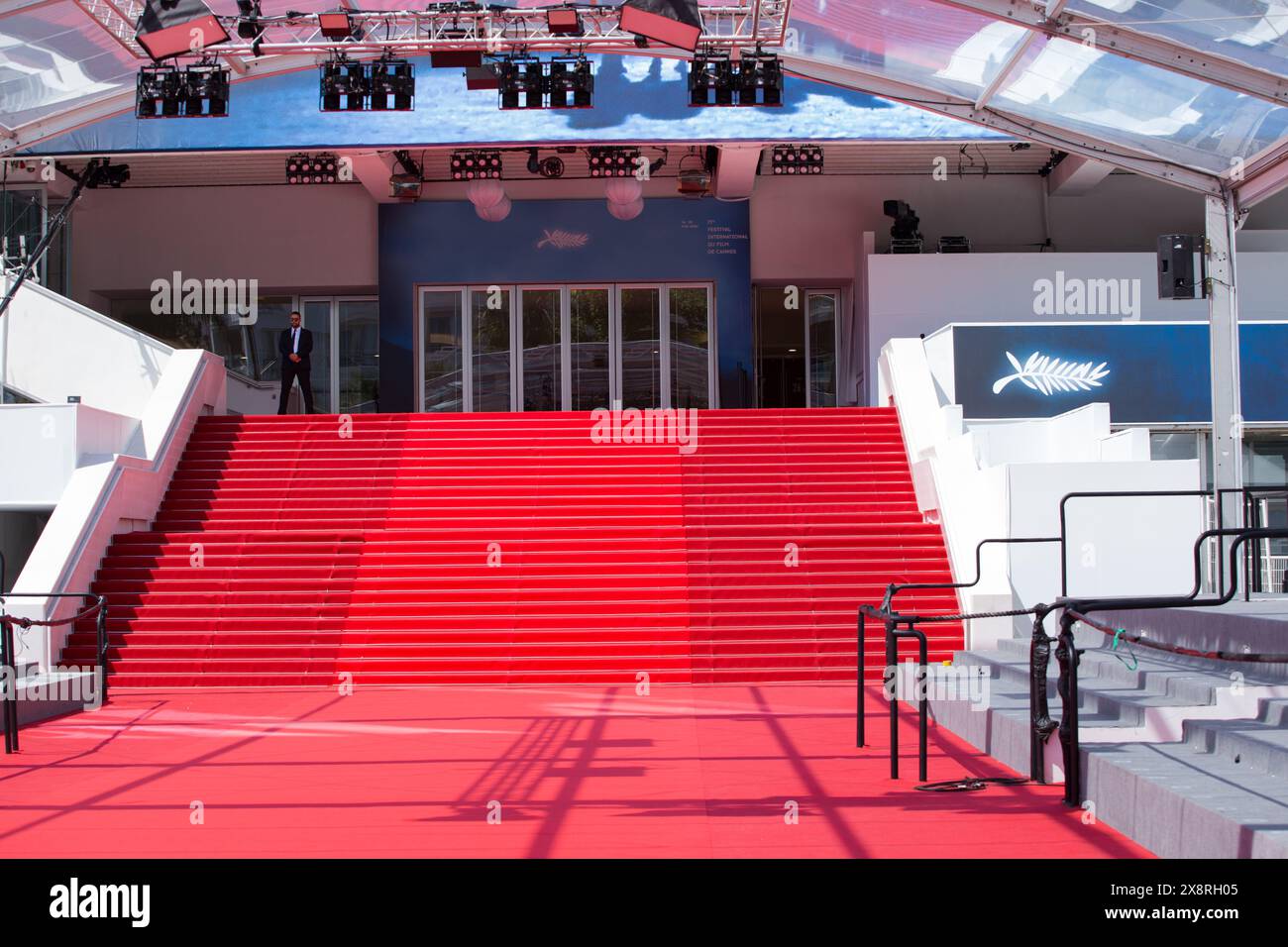 The stairs of the Palais des Festivals, an event that took on a ...
