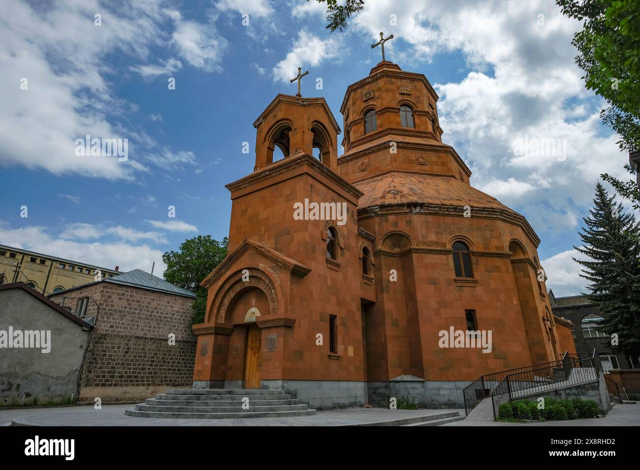 Gyumri, Armenia - May 25, 2024: Cathedral of the Holy Martyrs in Gyumri ...