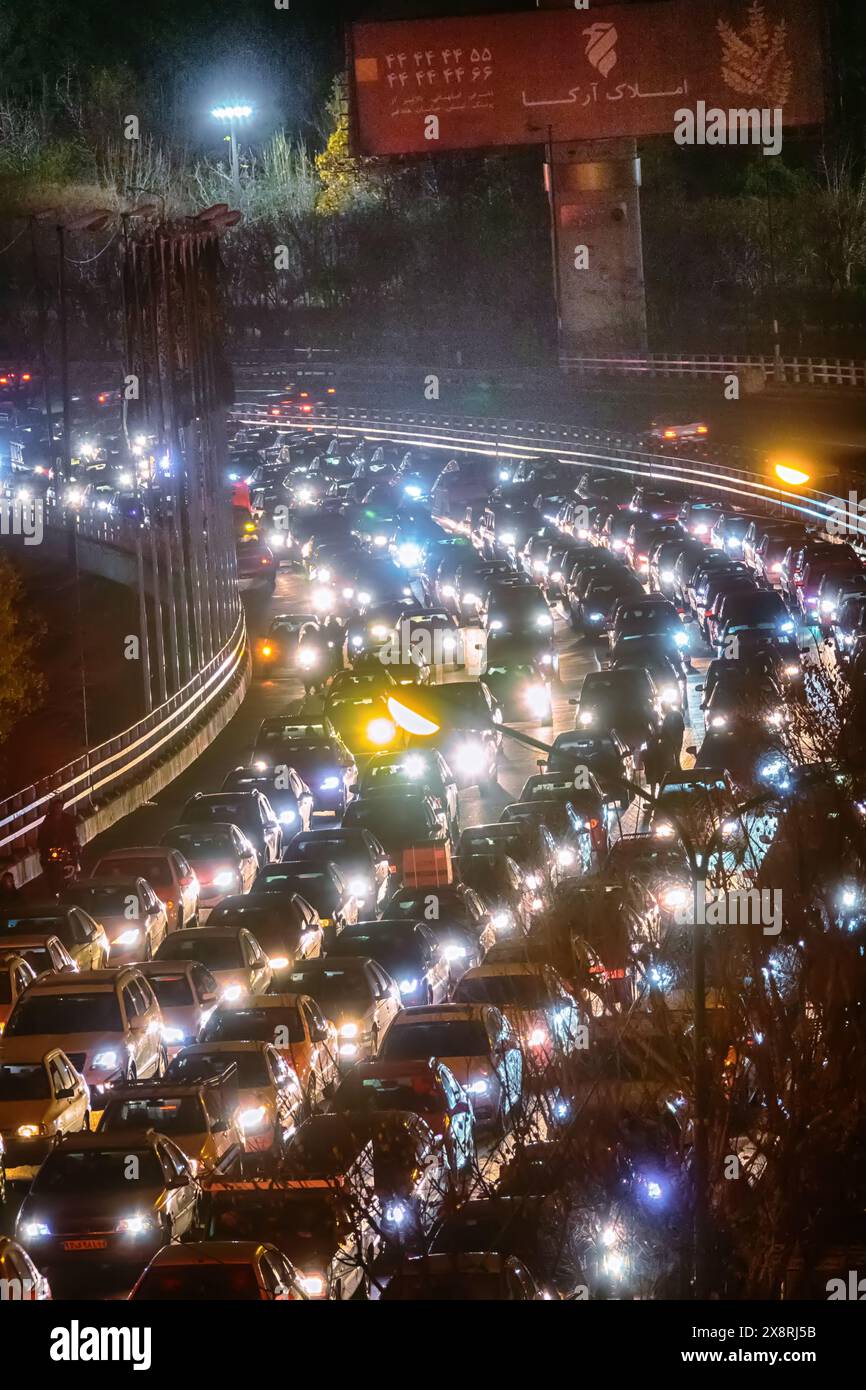 Tehran, Iran- December 19, 2022: impressive picture of evening Heavy ...