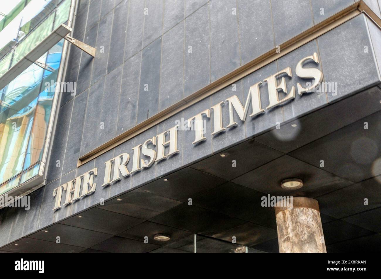 Irish Times Newspaper Stock Photo - Alamy