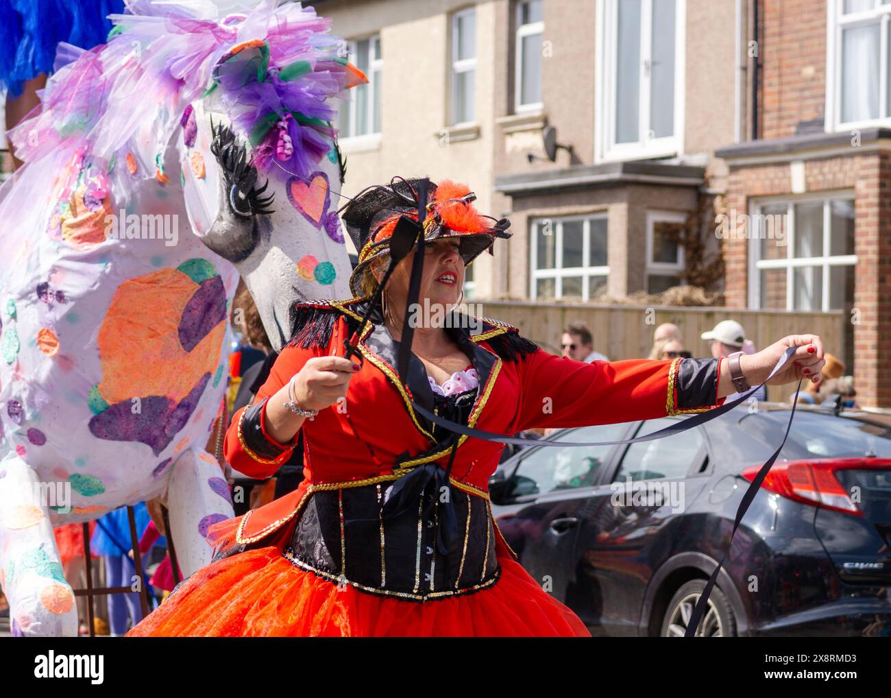 Whitley Bay Carnival 2024 in North Tyneside, UK. Parade through the ...