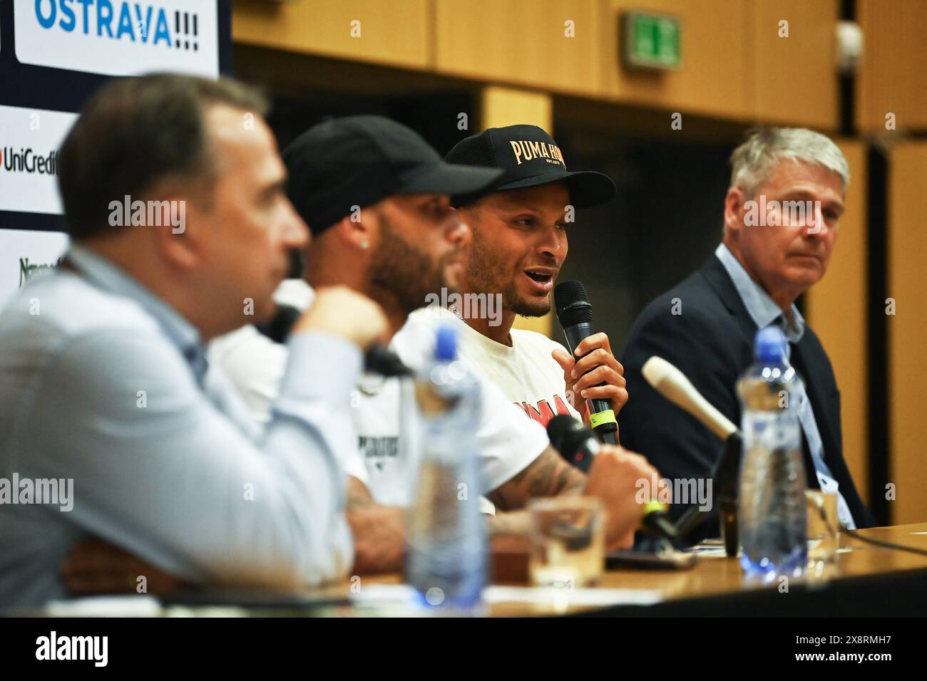 Ostrava, Czech Republic. 27th May, 2024. Press conference for the ...