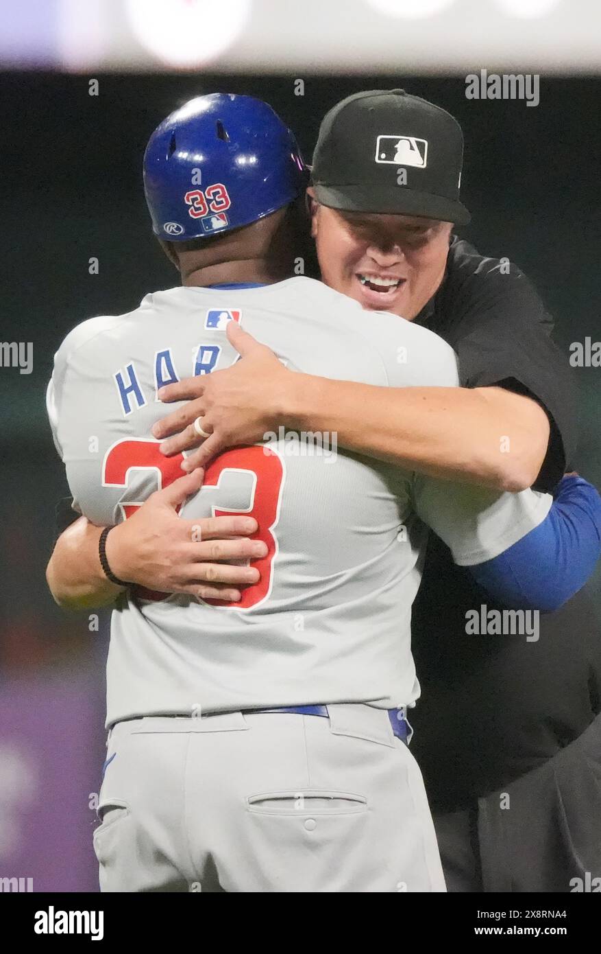 St. Louis, United States. 26th May, 2024. Third base umpire Cory Blaser ...