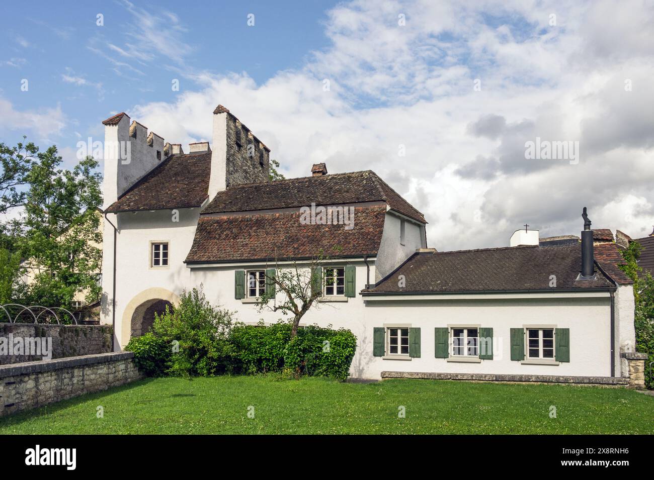 Zwingen, Zwingen BL, Laufental, moated castle, castle, Baselland ...