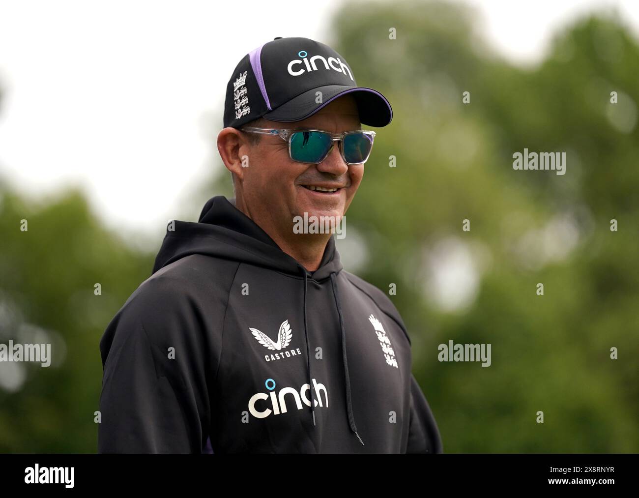 England men's white-ball cricket coach Matthew Mott during a nets ...