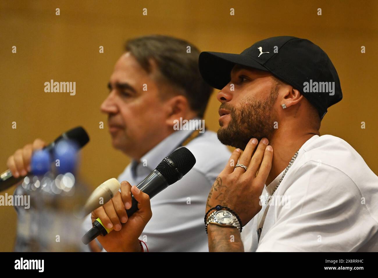 Ostrava, Czech Republic. 27th May, 2024. Press conference for the ...