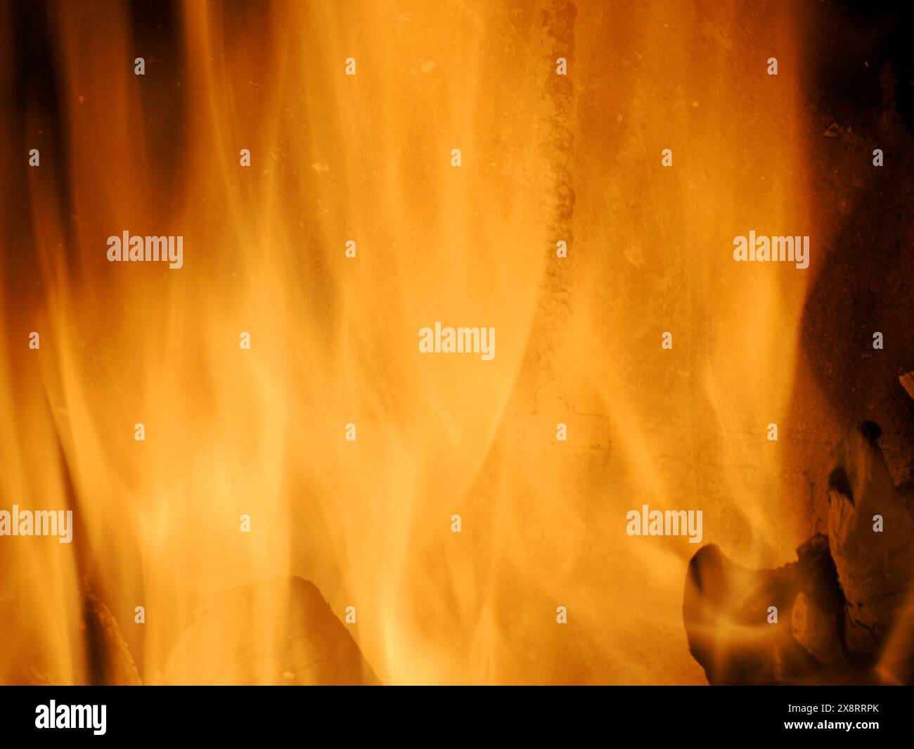 Flames firewood burning inside stove hi-res stock photography and ...