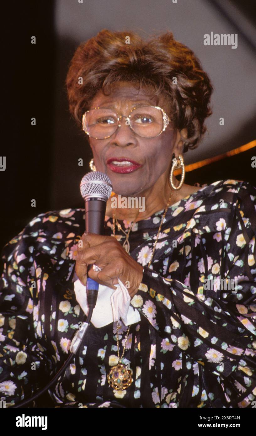 ELLA FITZGERALD jazz singer USA 1990 Stock Photo - Alamy