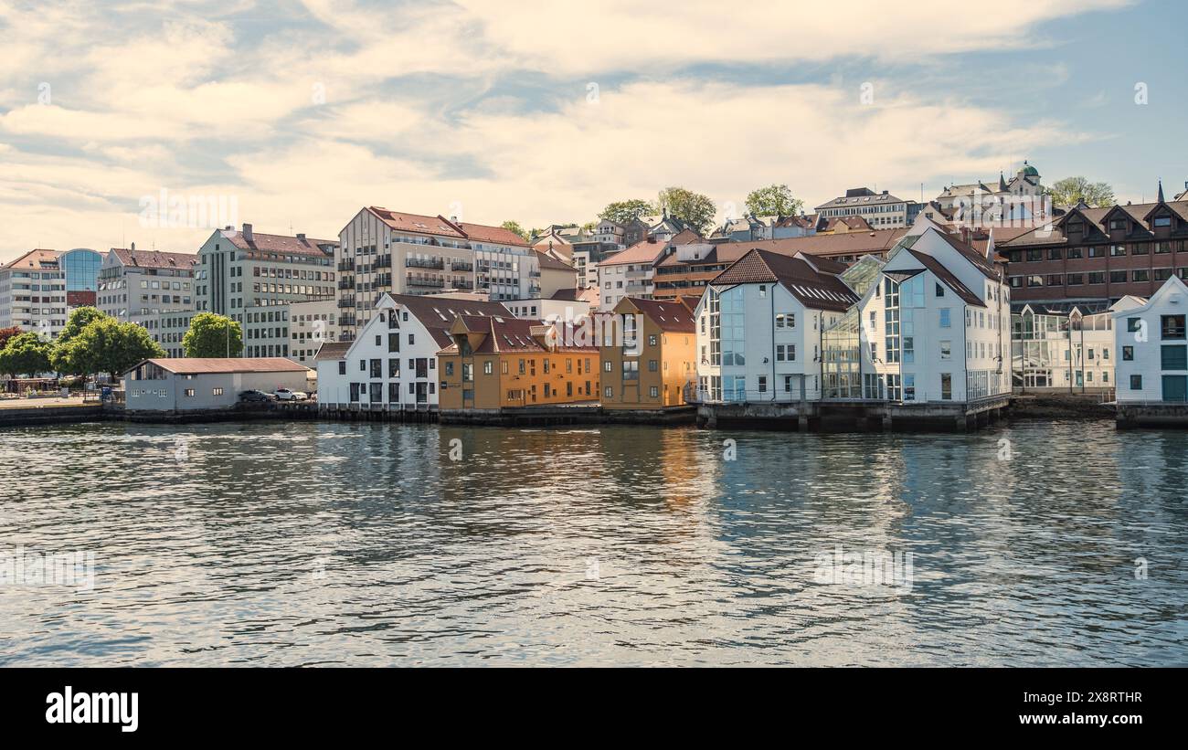 View from the car ferry(that services the main fjord) of the charming ...