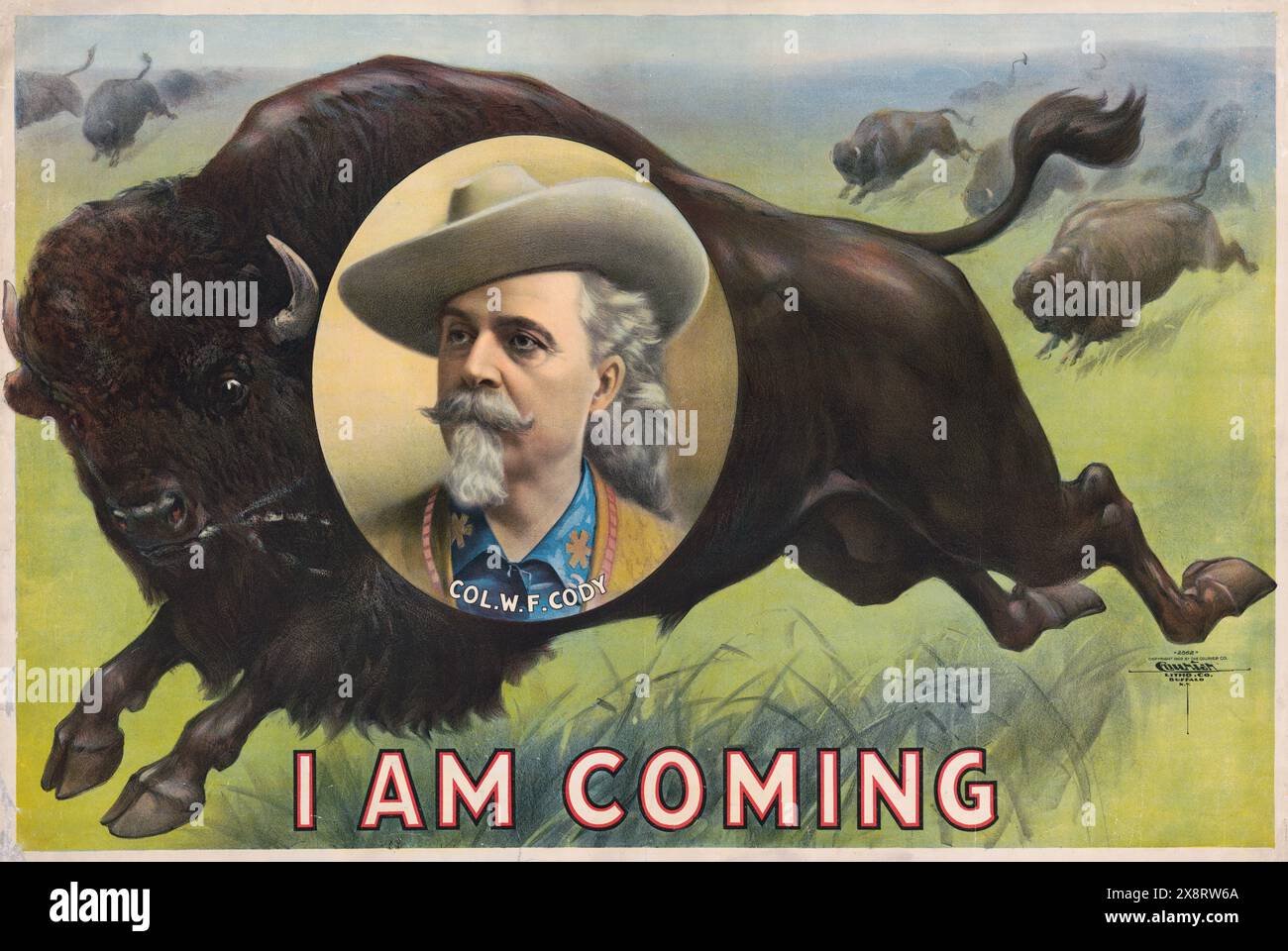 I am coming - Col. W.F. Cody also known as Buffalo Bill - vintage ...