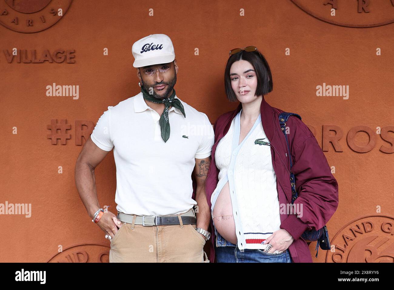Paris, France. 27th May, 2024. Etienne Sekola, Fleur Copin attends ...