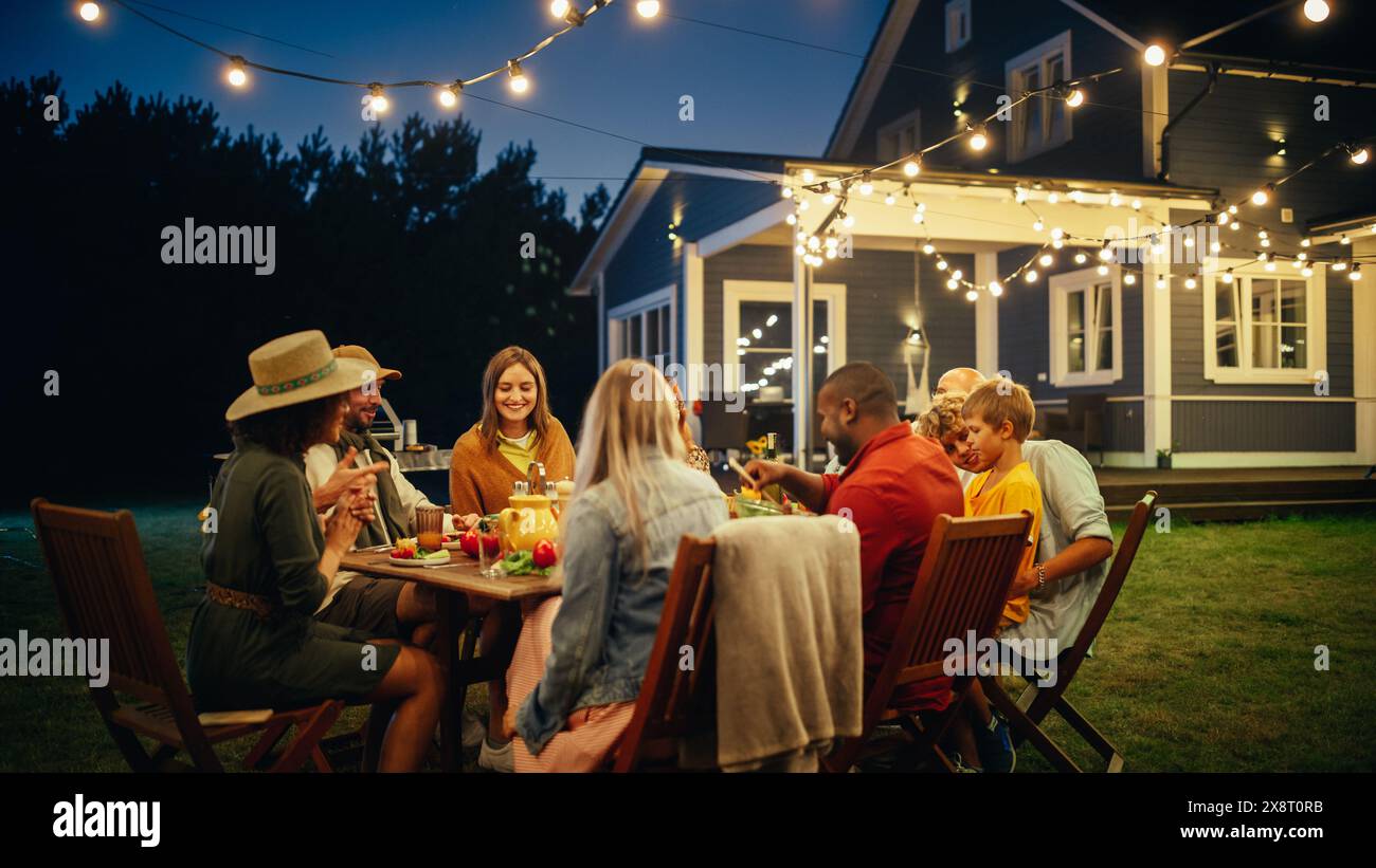 Multicultural family community garden hi-res stock photography and ...