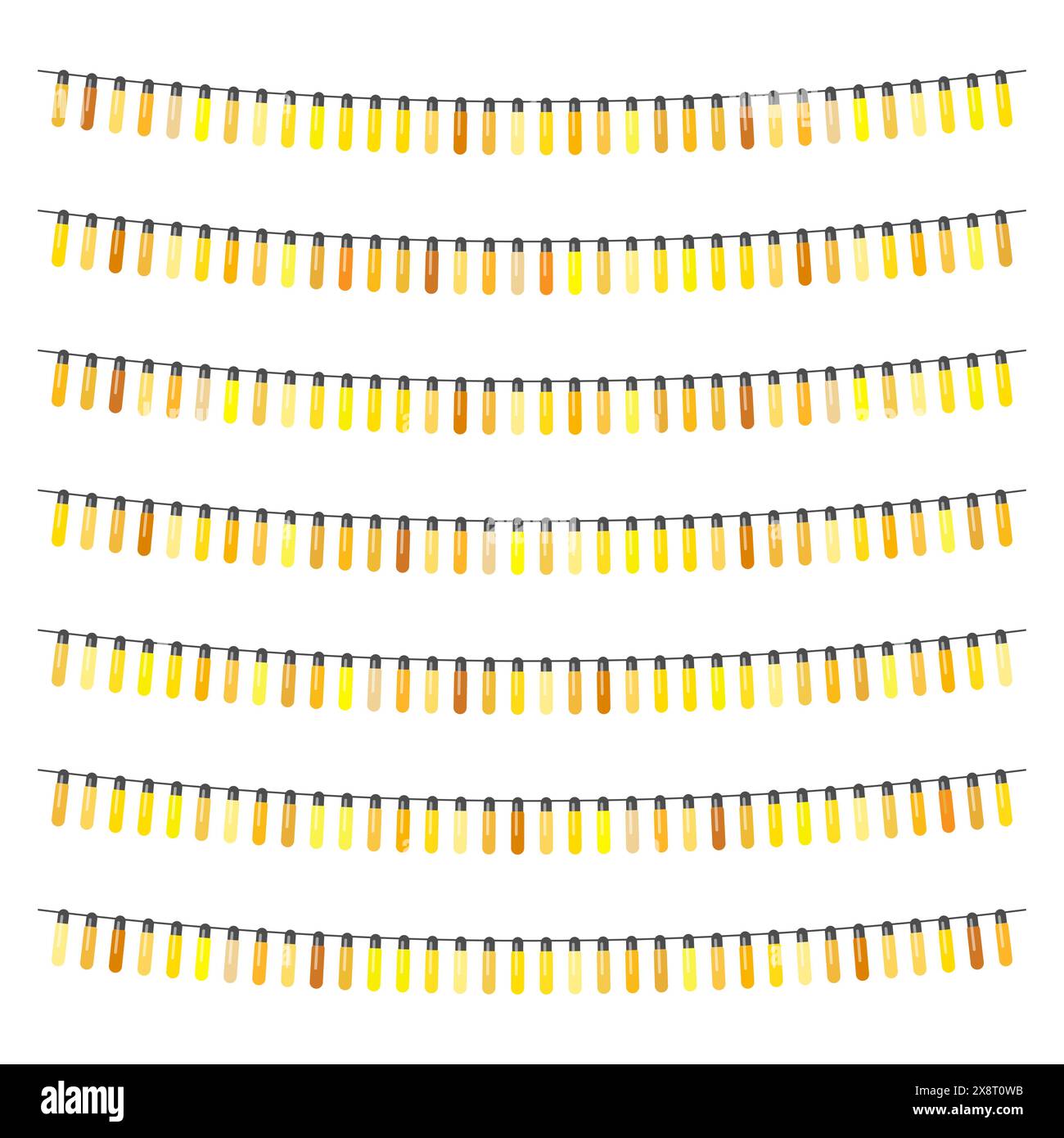 String of garland Cut Out Stock Images & Pictures - Alamy