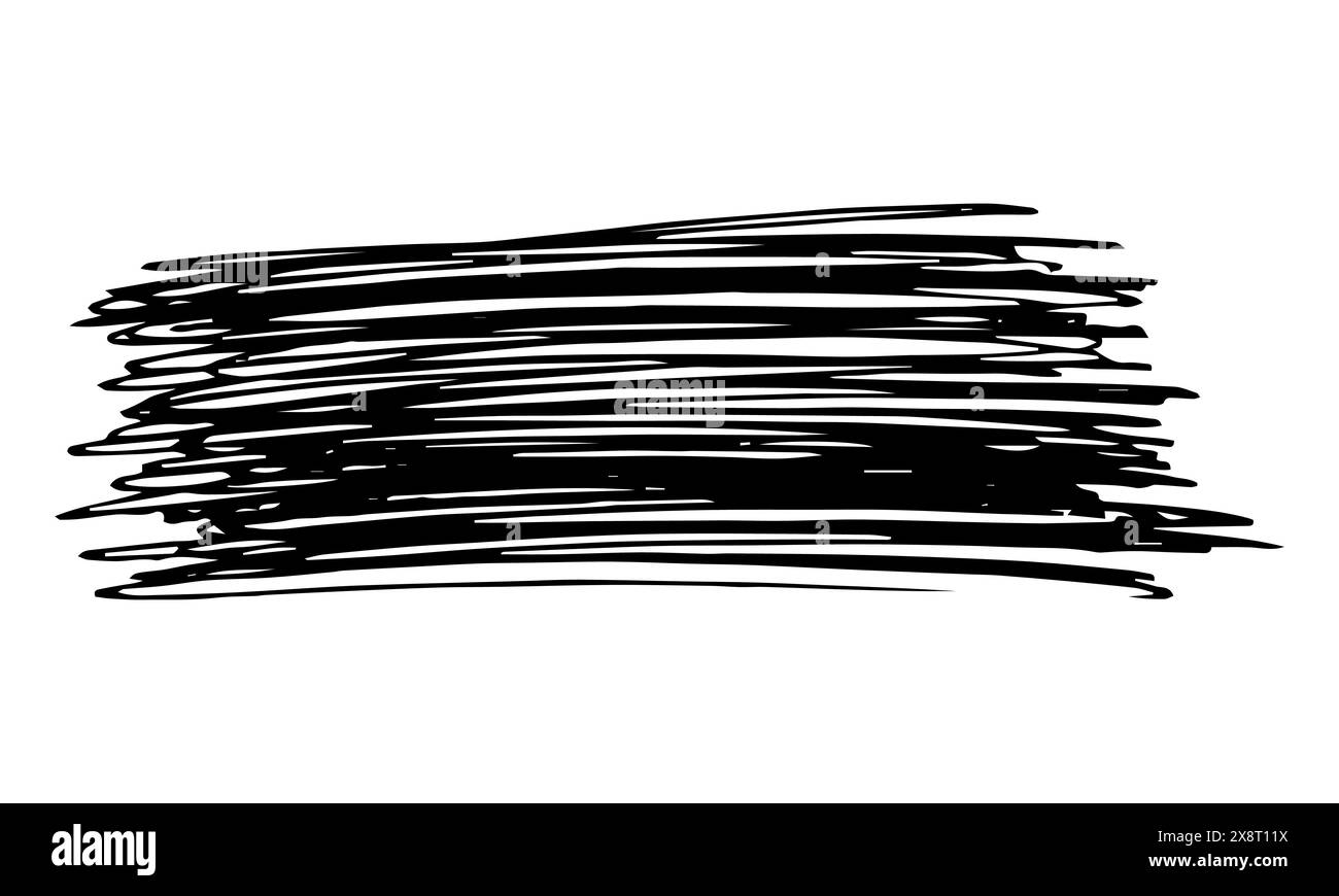 Sketch Scribble Smear. Hand drawn Pencil Scribble Stains. Distressed ...