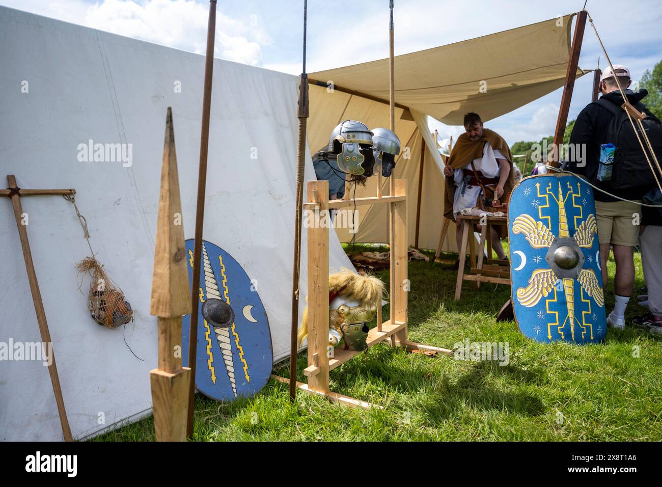 Chalfont, UK. 27 May 2024. The public visit a stand as Gladiators take ...