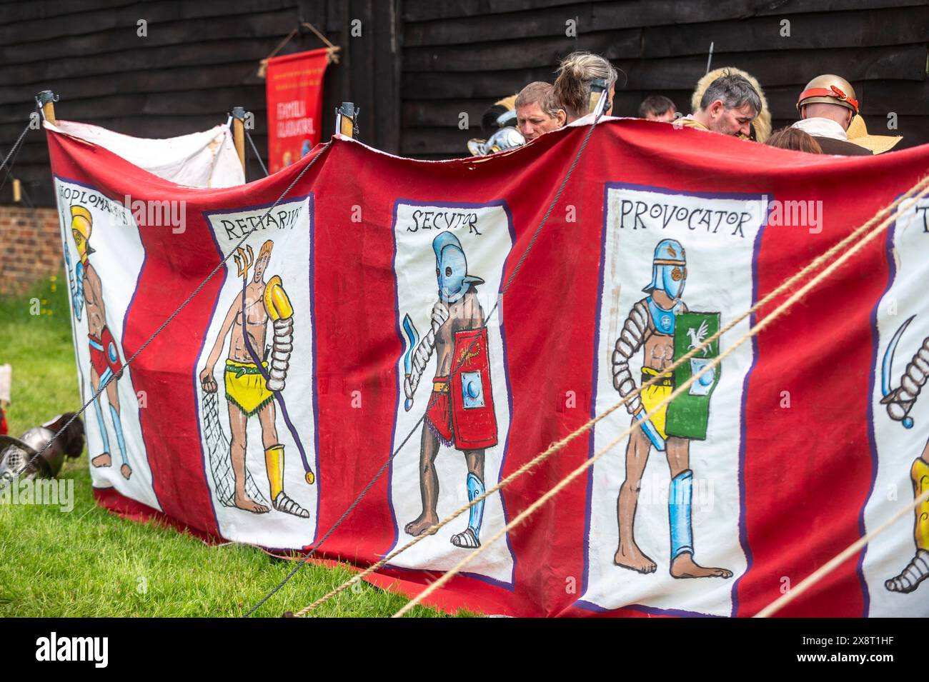 Chalfont, UK. 27 May 2024. Images of Gladiators in the arena as ...