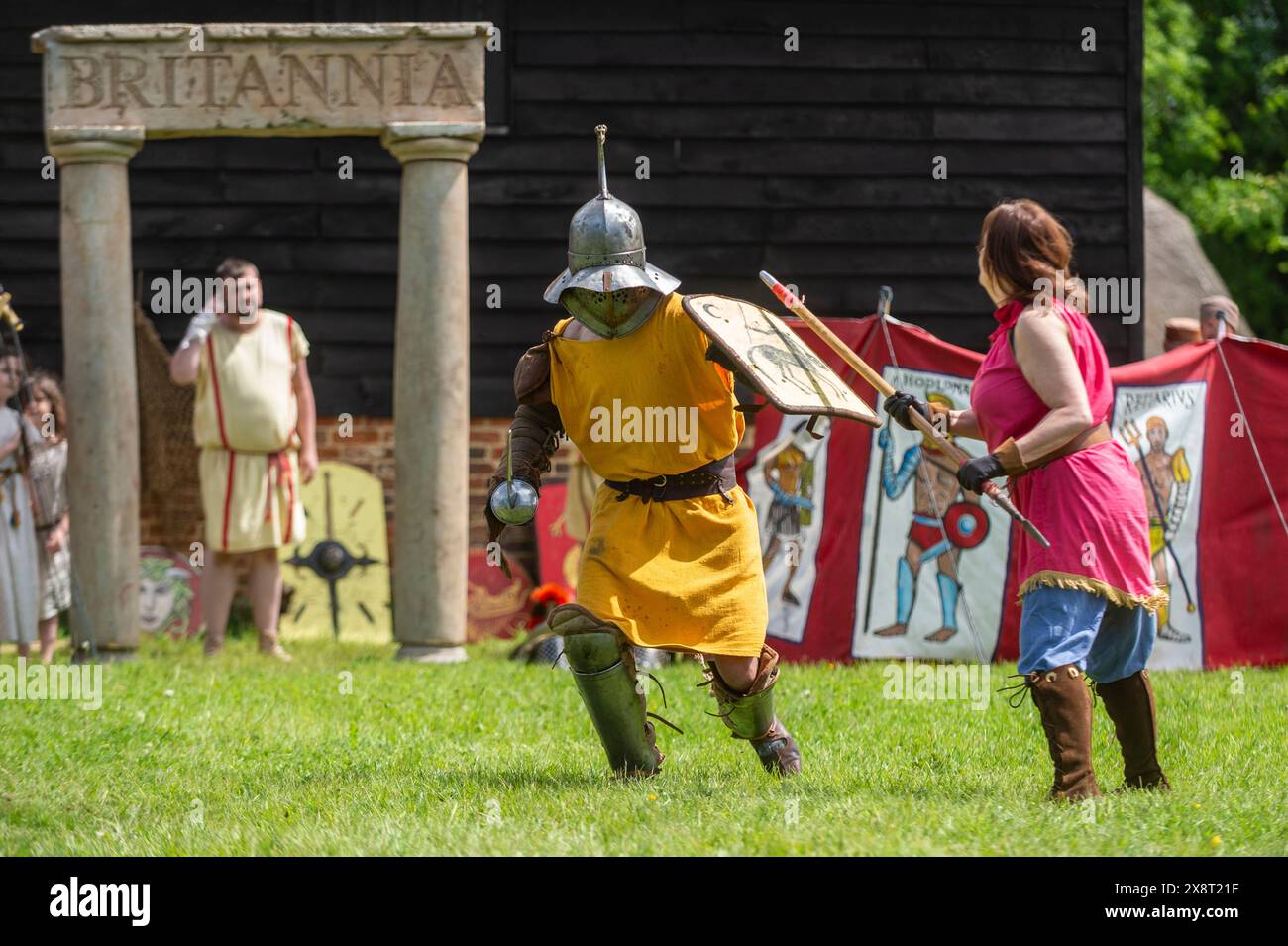 Chalfont UK 27 May 2024 Gladiators Take Part In Gladiator Games At Chalfont UK 27 May 2024 Gladiators Take Part In Gladiator Games At