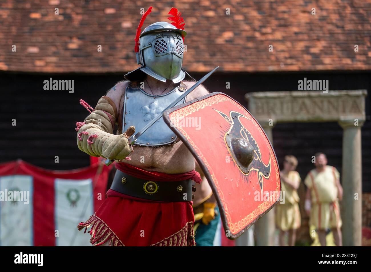 Chalfont UK 27 May 2024 Gladiators Take Part In Gladiator Games At chalfont-uk-27-may-2024-gladiators-take-part-in-gladiator-games-at