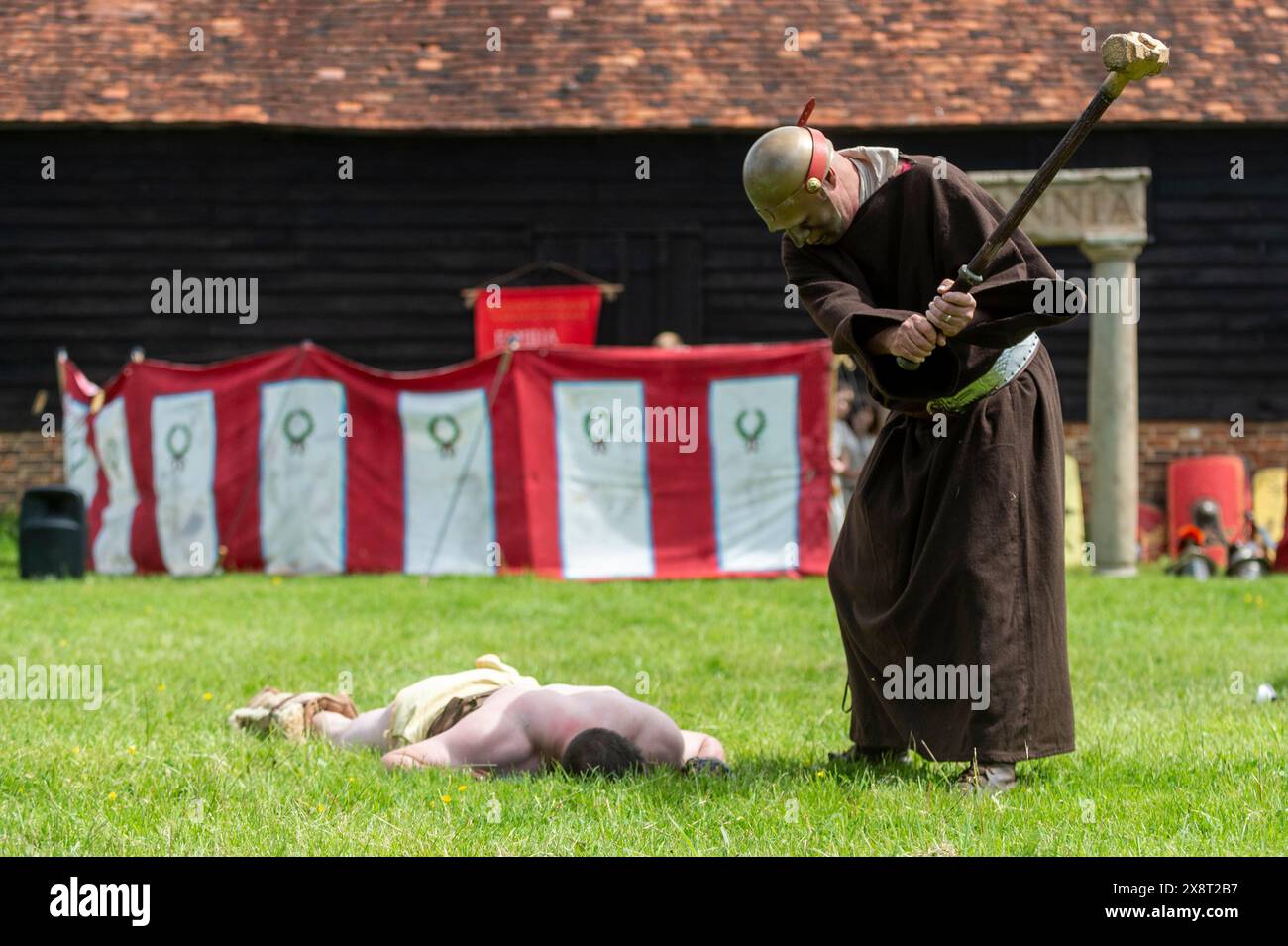 Chalfont, UK. 27 May 2024. Charon the executioner delivers a final blow ...