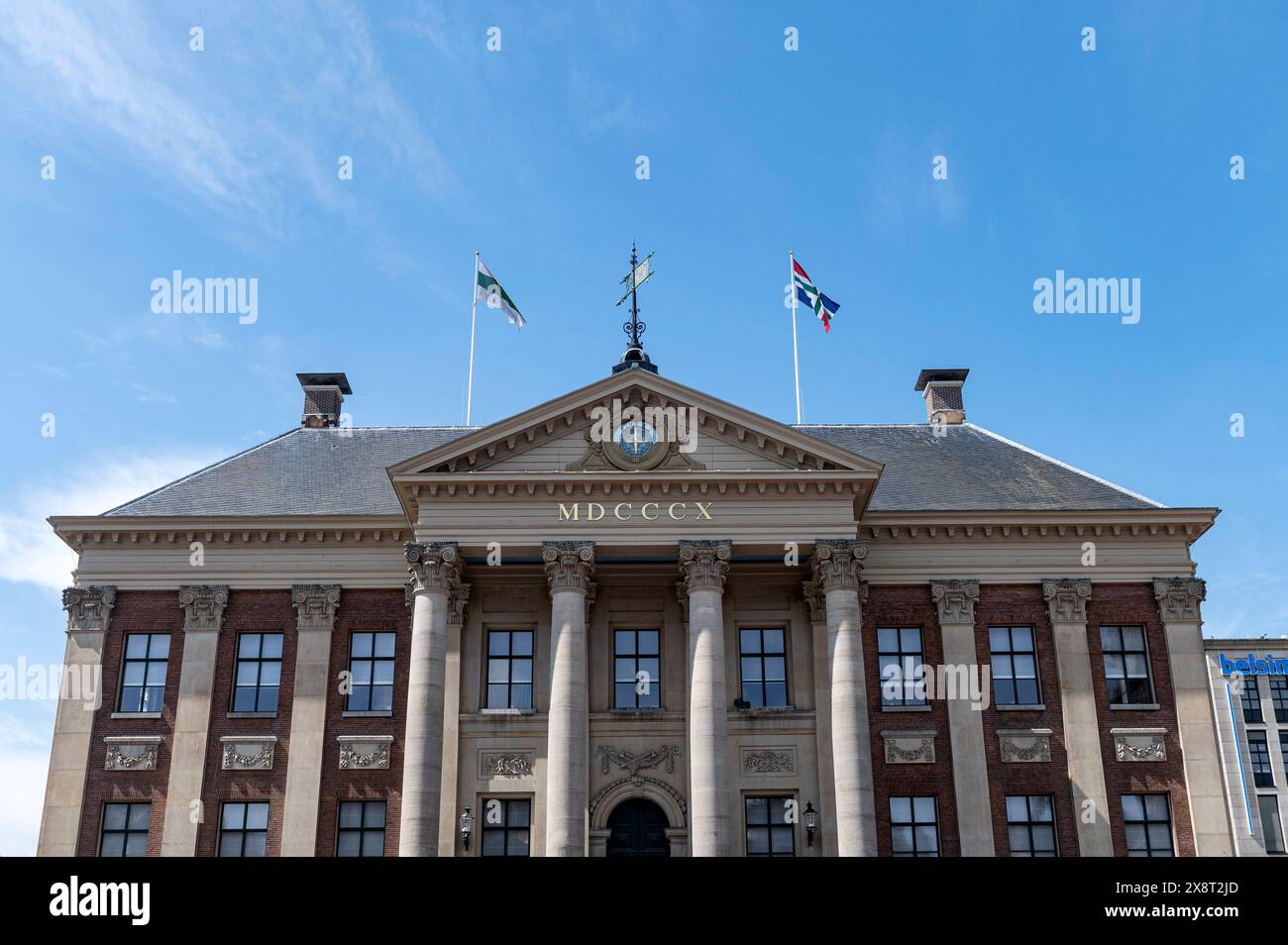 Groningen The Netherlands May 26th 2024 Stadhuis on the Grote markt ...