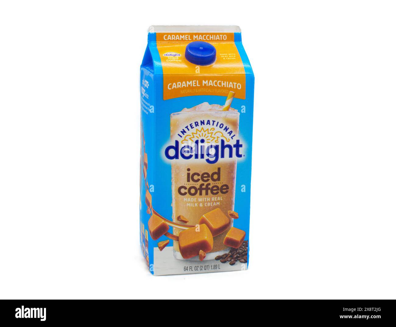 Ocala, Fl 4-20-2024 international delight caramel macchiato iced coffee ...