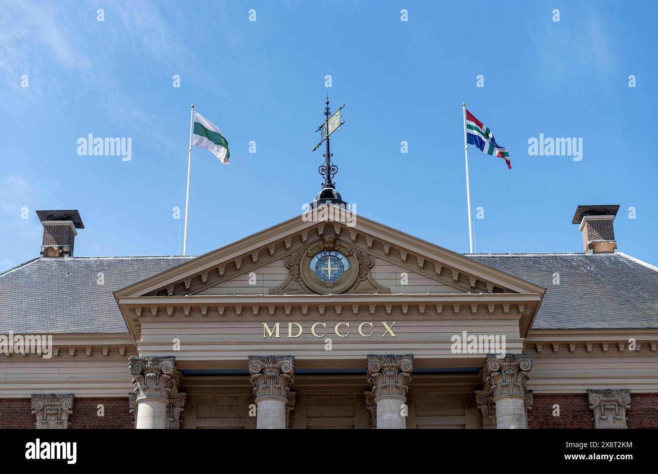 Groningen The Netherlands May 26th 2024 Stadhuis on the Grote markt ...