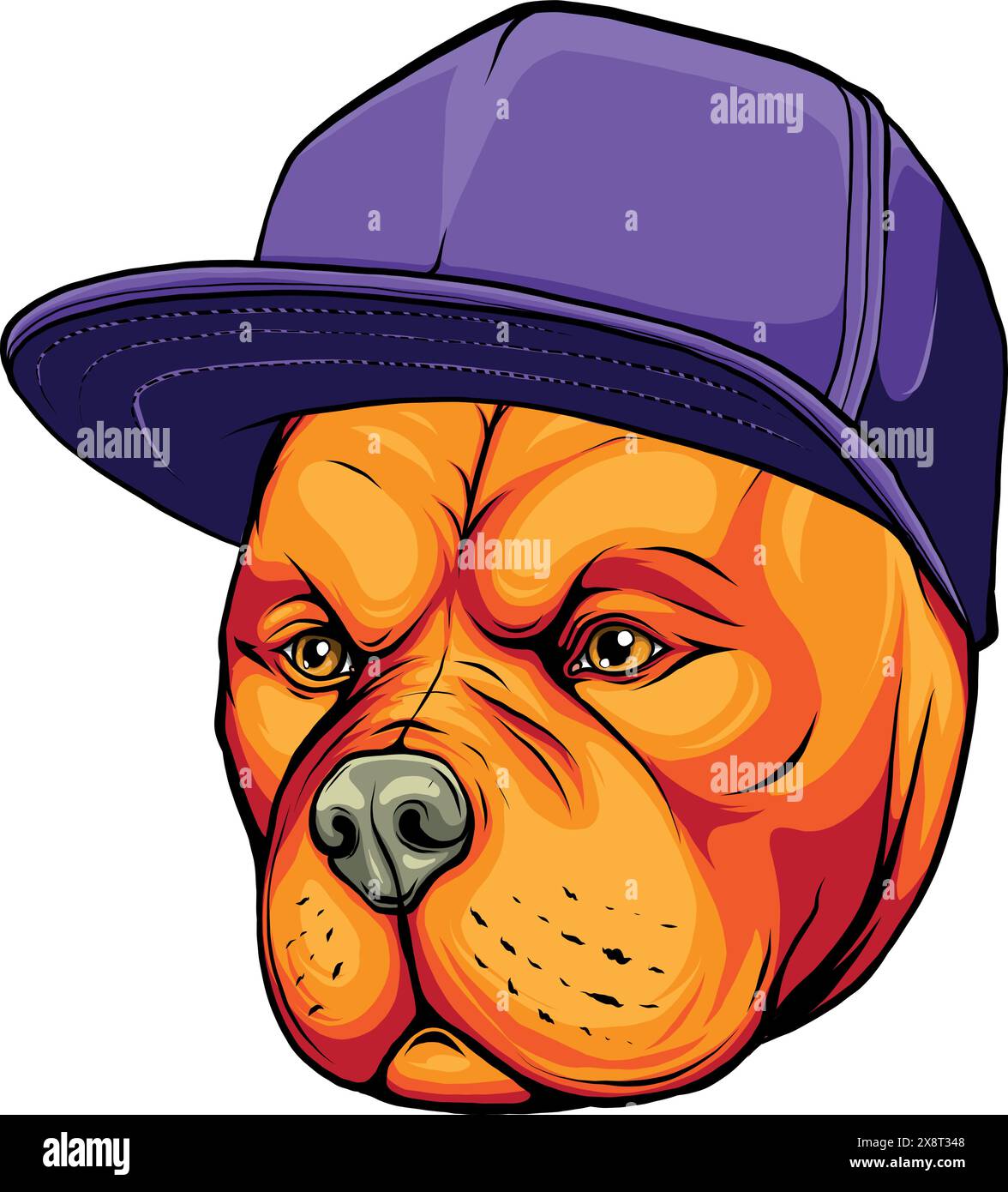 vector illustration of dog face hand draw Stock Vector Image & Art - Alamy