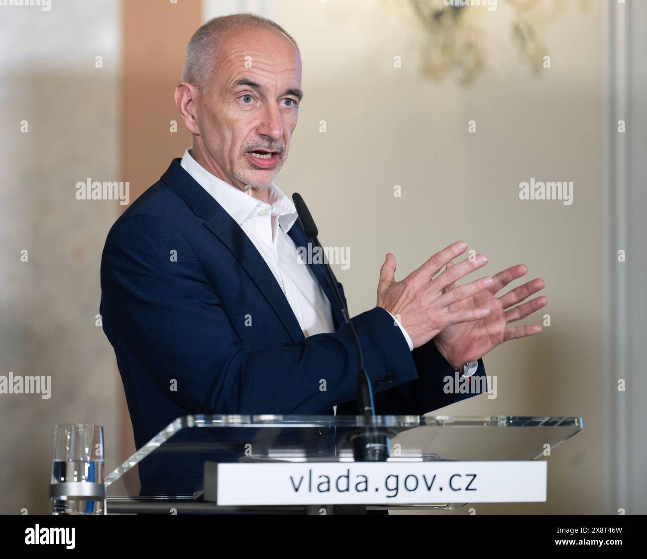 Prague, Czech Republic. 27th May, 2024. South Bohemia governor and ...