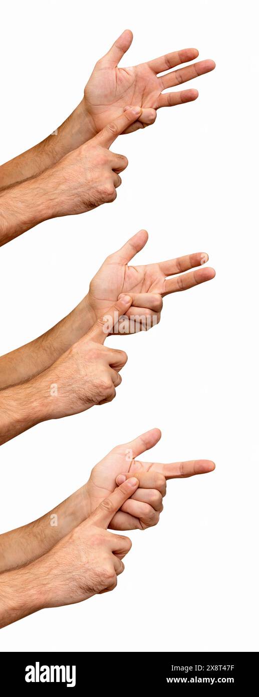 Three one number count Cut Out Stock Images & Pictures - Alamy