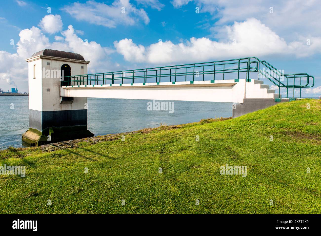 Measuring House Monitoring Water Levels Hook of Holland, Netherlands ...