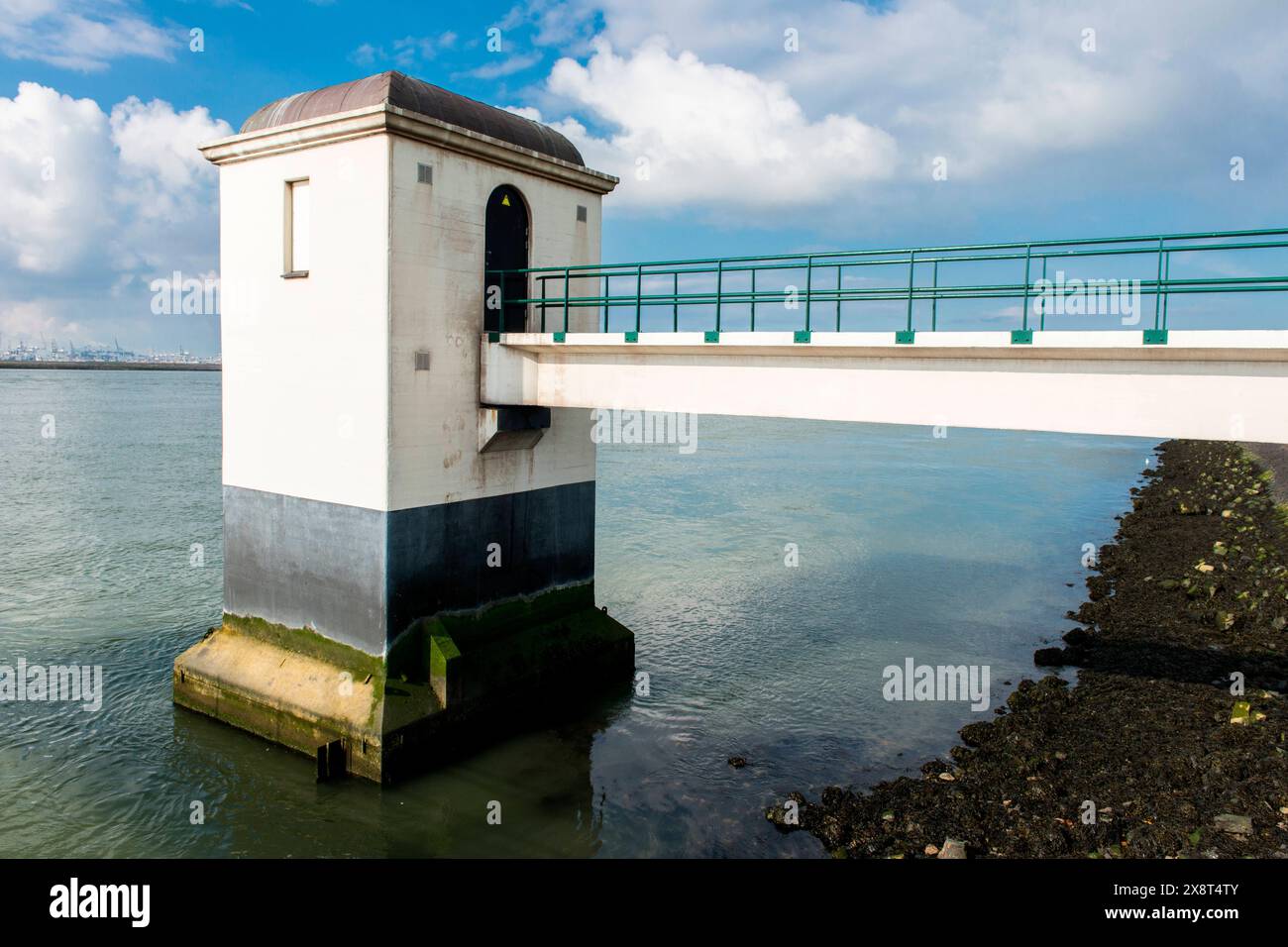 Measuring House Monitoring Water Levels Hook of Holland, Netherlands ...