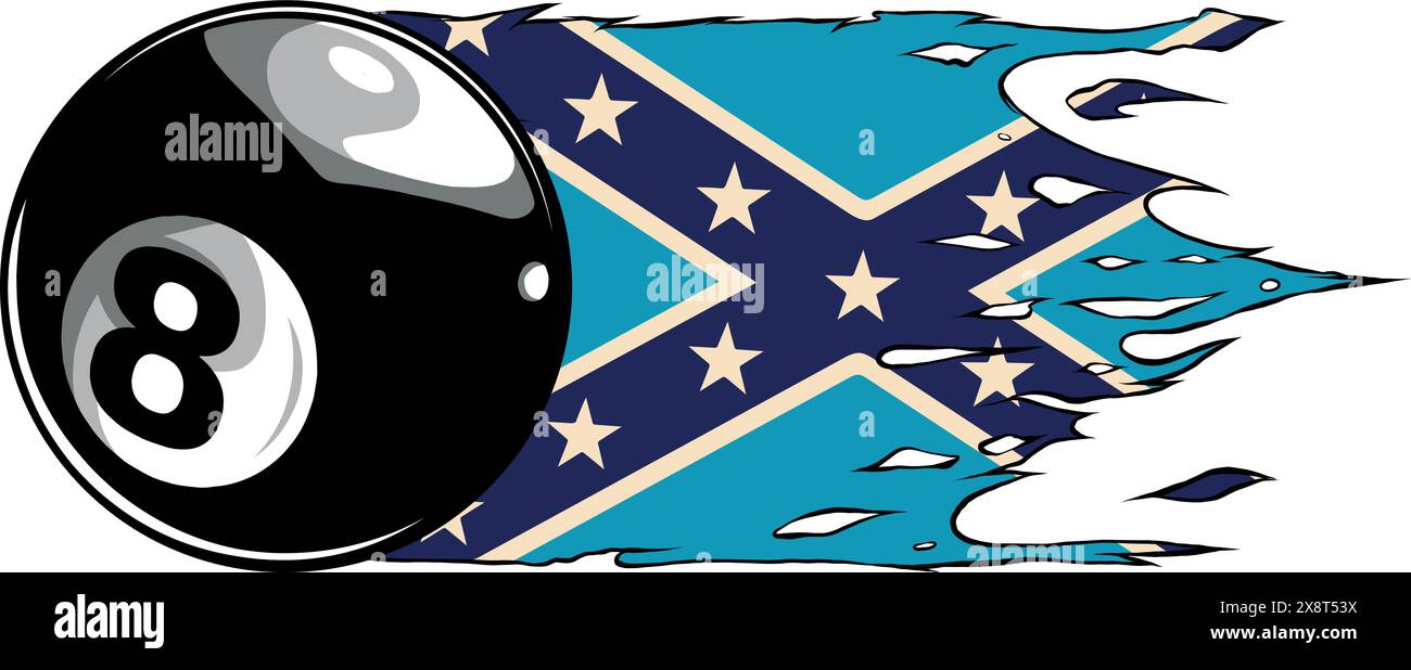 vector illustration of Eight Ball hand draw Stock Vector Image & Art ...