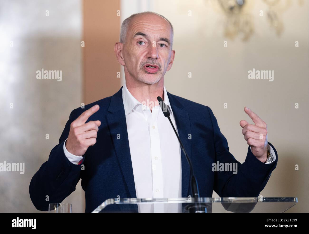 Prague, Czech Republic. 27th May, 2024. South Bohemia governor and ...