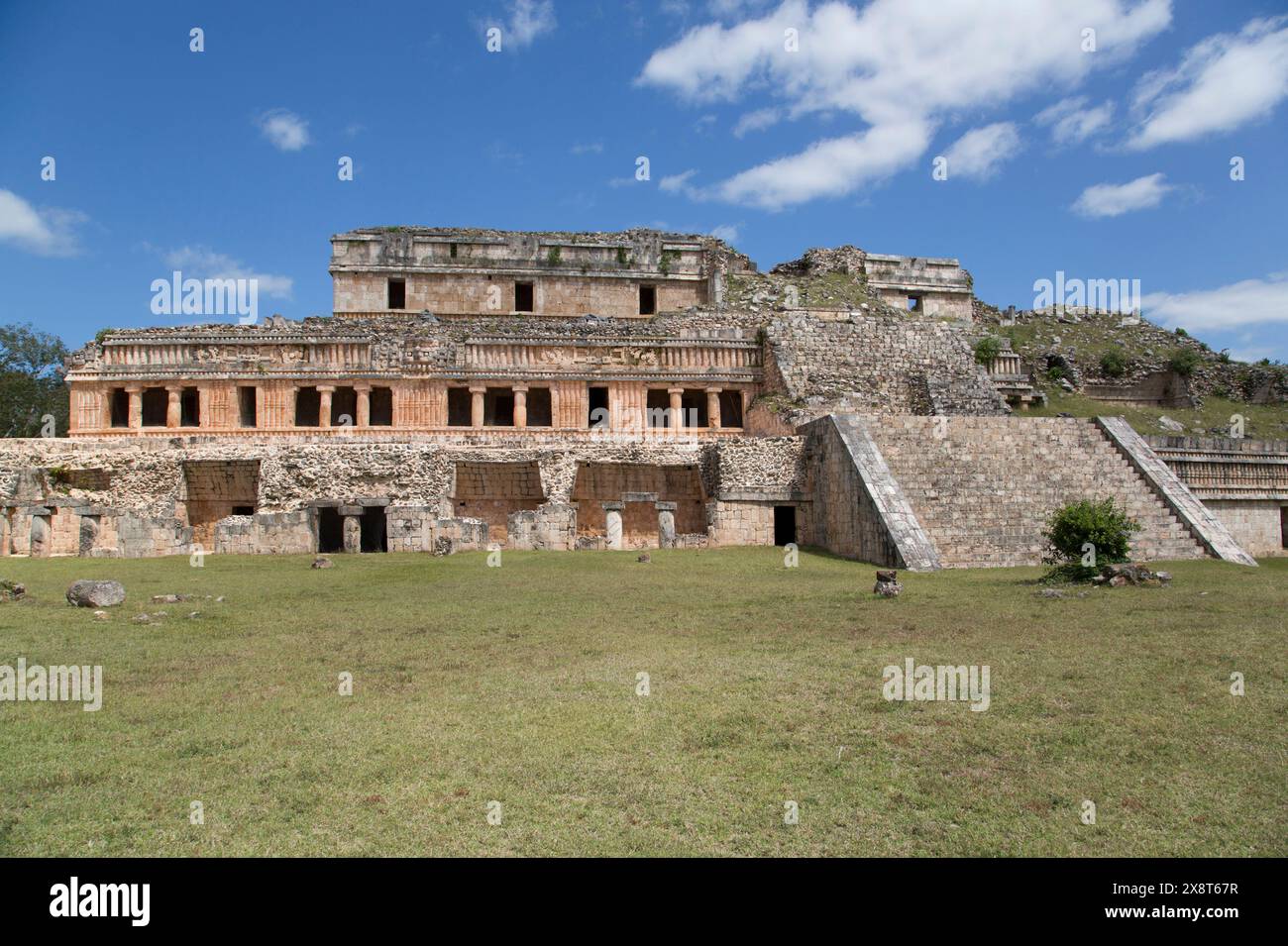 The Palace, Sayil, Mayan Ruins, Yucatan, Mexico Stock Photo - Alamy