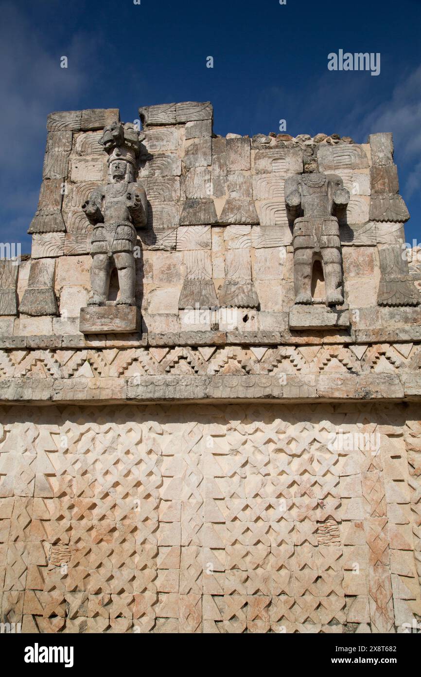 Atlantes figures, Palace of Masks, Kabah Archaelological Site, Yucatan ...
