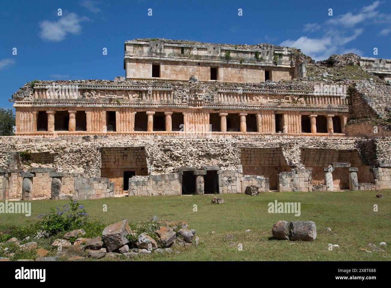 The Palace, Sayil, Mayan Ruins, Yucatan, Mexico Stock Photo - Alamy