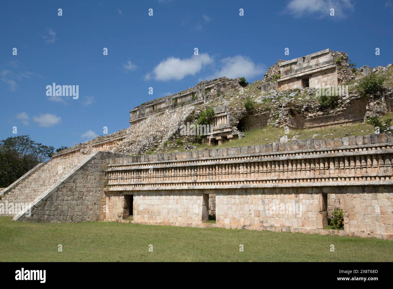 The Palace, Sayil, Mayan Ruins, Yucatan, Mexico Stock Photo - Alamy