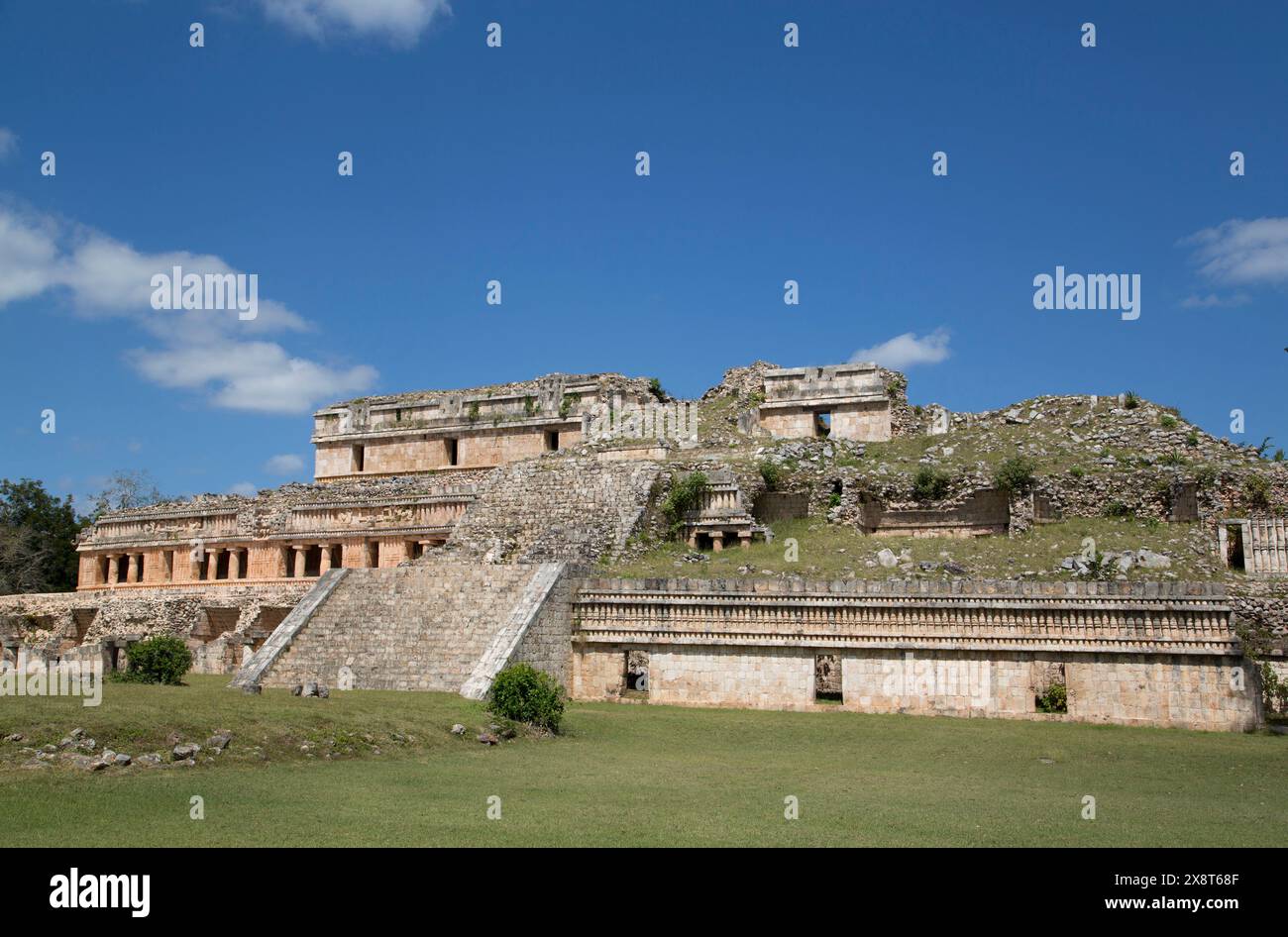 The Palace, Sayil, Mayan Ruins, Yucatan, Mexico Stock Photo - Alamy