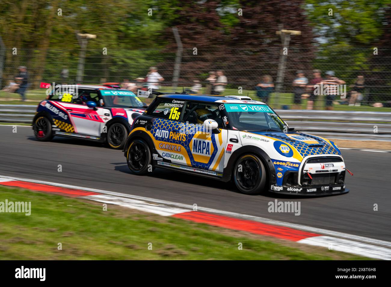 Sevenoaks, Kent - May 11th 2024: Vertu Motors Mini Challenge Brands ...