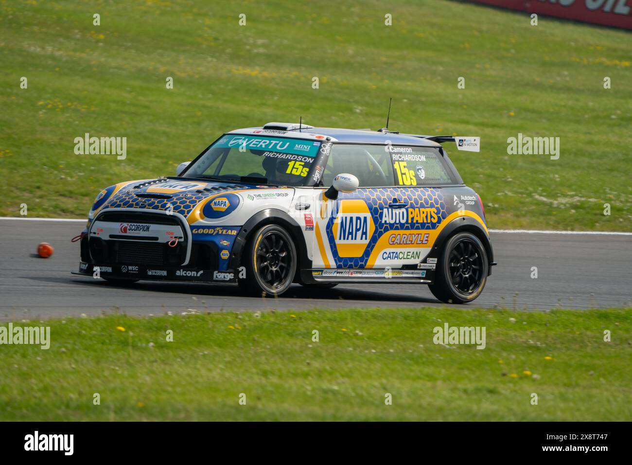 Sevenoaks, Kent - May 11th 2024: Vertu Motors Mini Challenge Brands ...