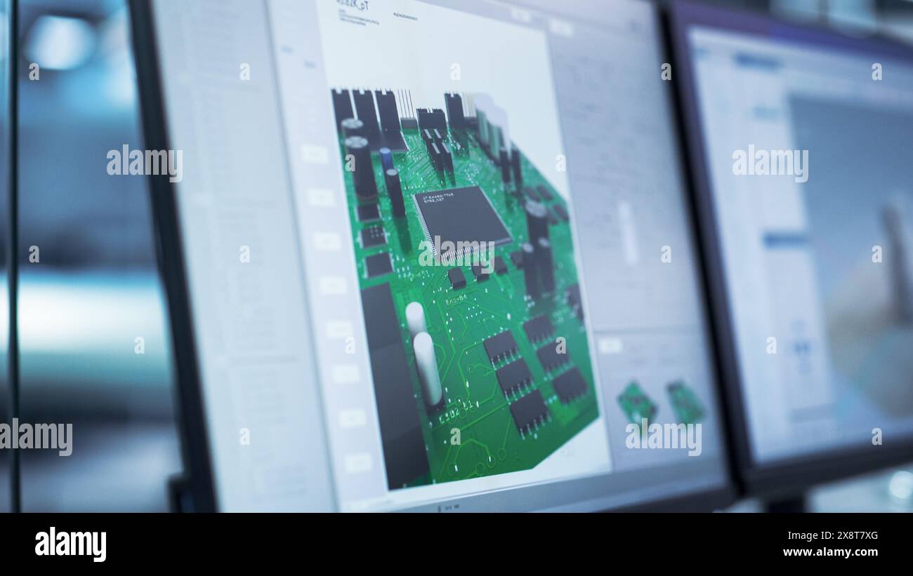 Close Up of a Computer Monitor Screen with Software Utility Tool with ...