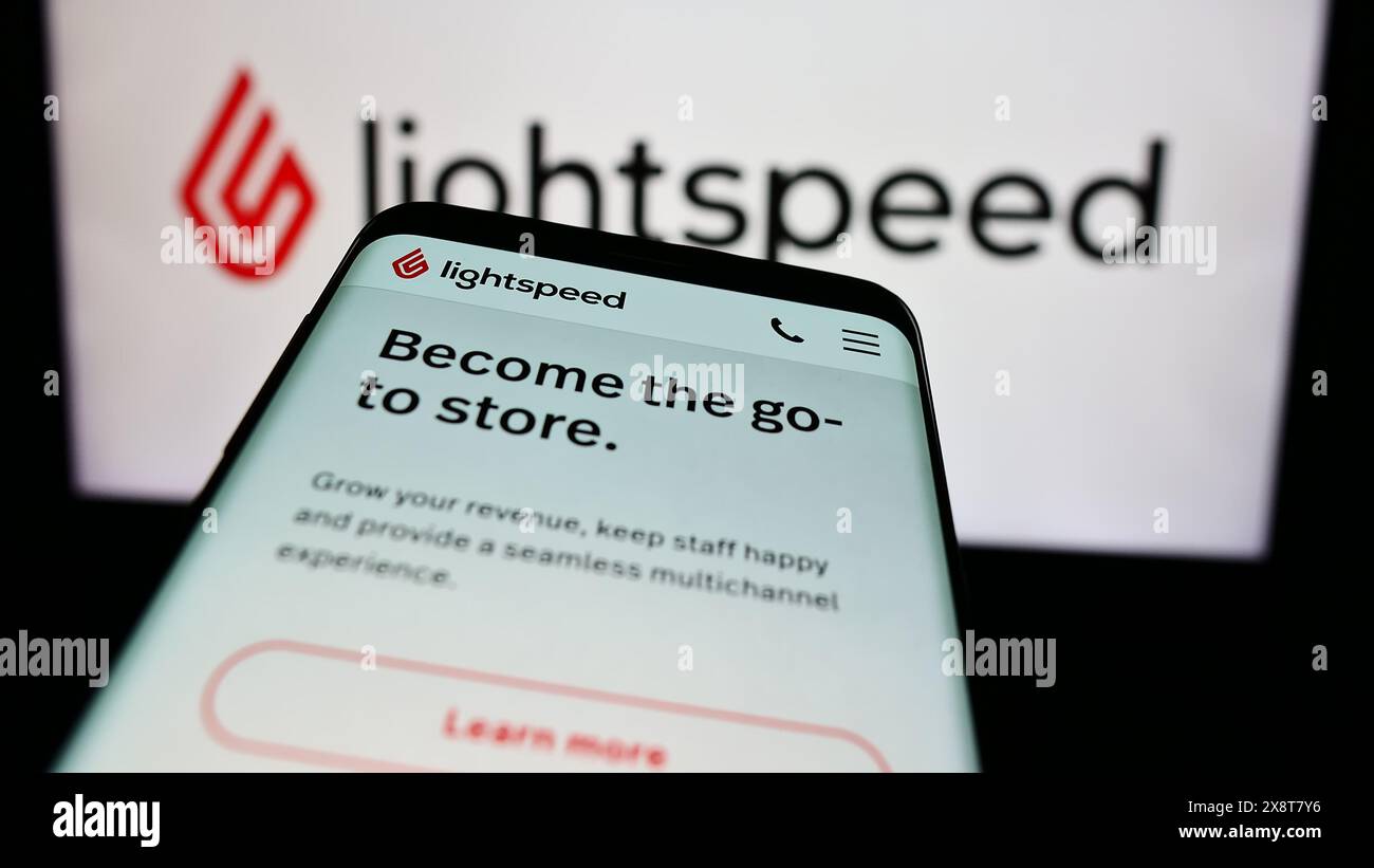 Lightspeed logo hi-res stock photography and images - Alamy