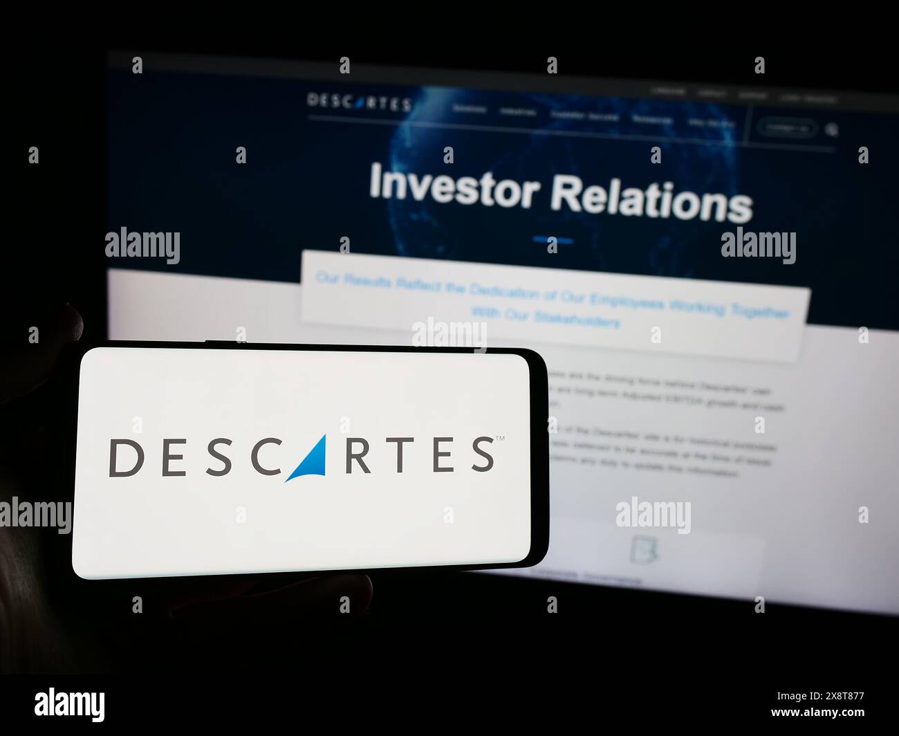Descartes systems logo hi-res stock photography and images - Alamy