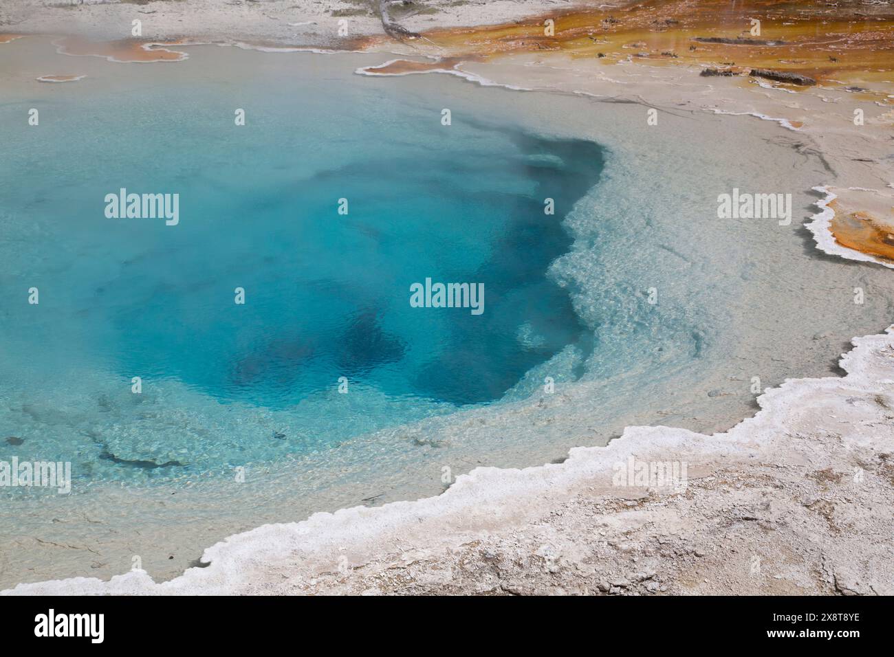 USA, Wyoming, Yellowstone National Park, Lower Geyser Basin, Celestine ...