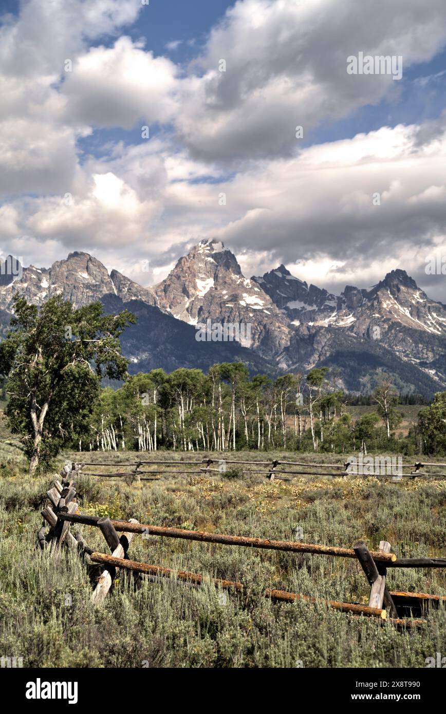 USA, Wyoming, Grand Teton National Park, Teton Range Stock Photo - Alamy