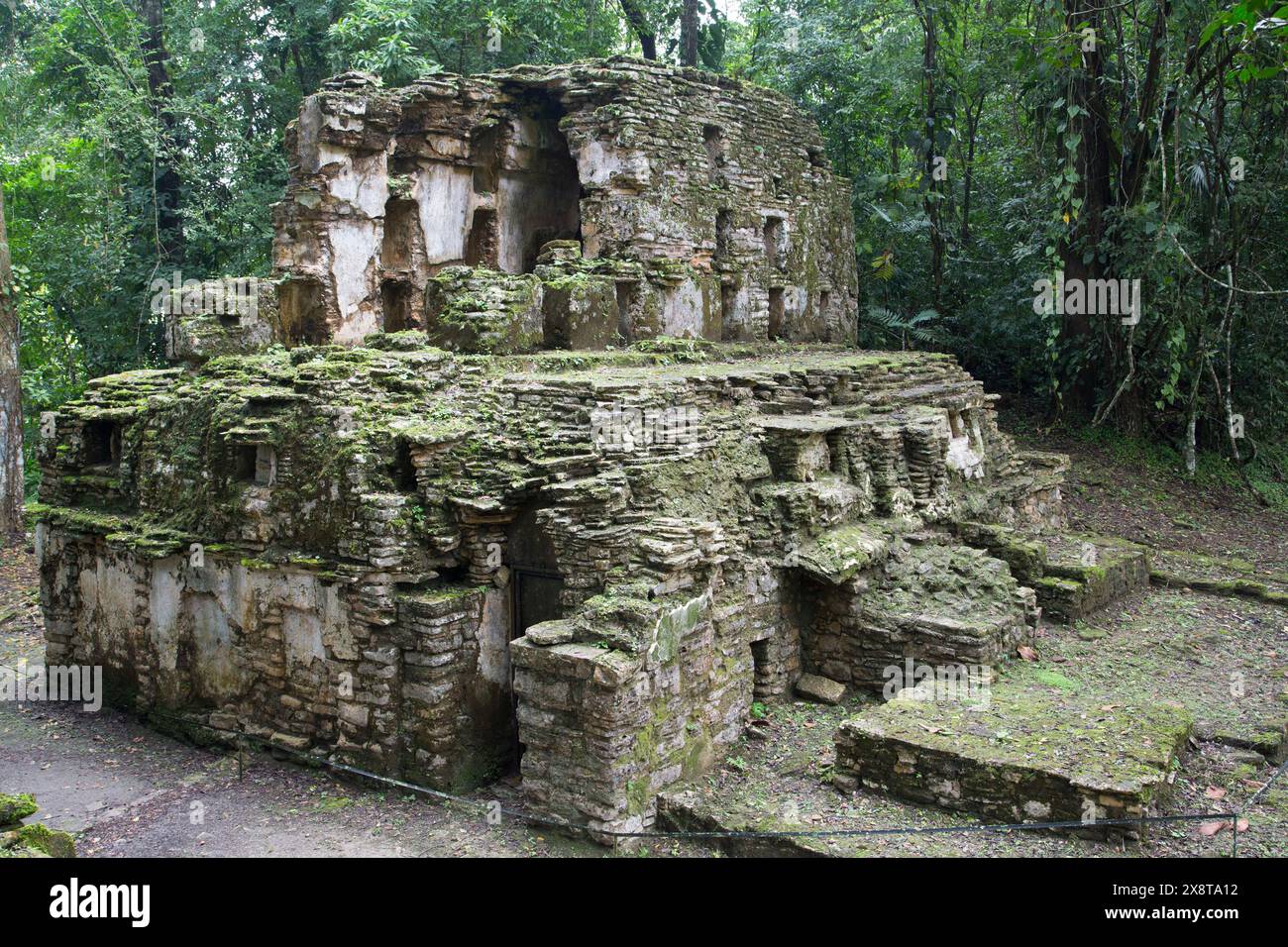 Mexico, Chiapas, Yaxchilan, Mayan Archaeological Site, Structure 6 ...