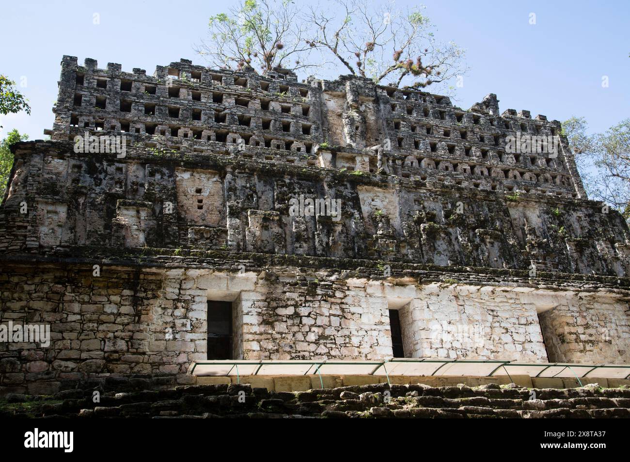 Mexico, Chiapas, Yaxchilan, Mayan Archaeological Site, Structure 33 ...